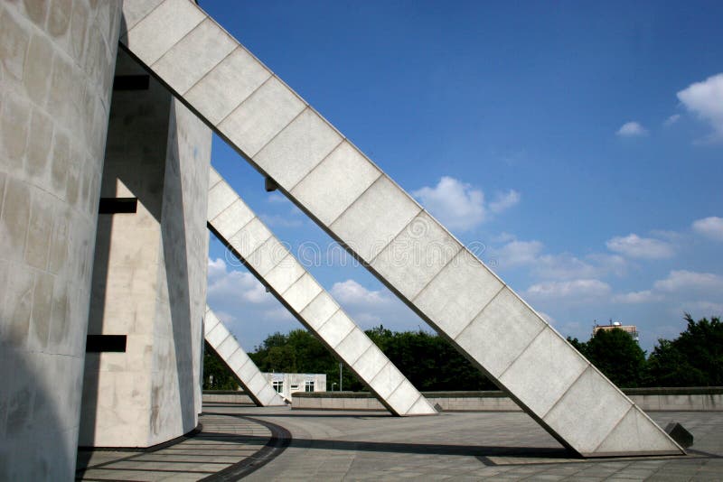 Concrete buttresses stock photo. Image of london, architecture - 29089636