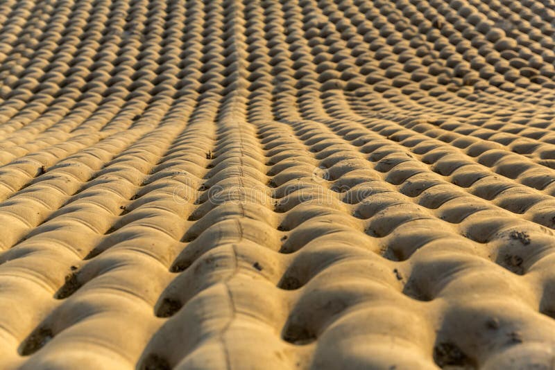 Concrete and Canvas Channel Lining Texture Starts Close and Goes ...