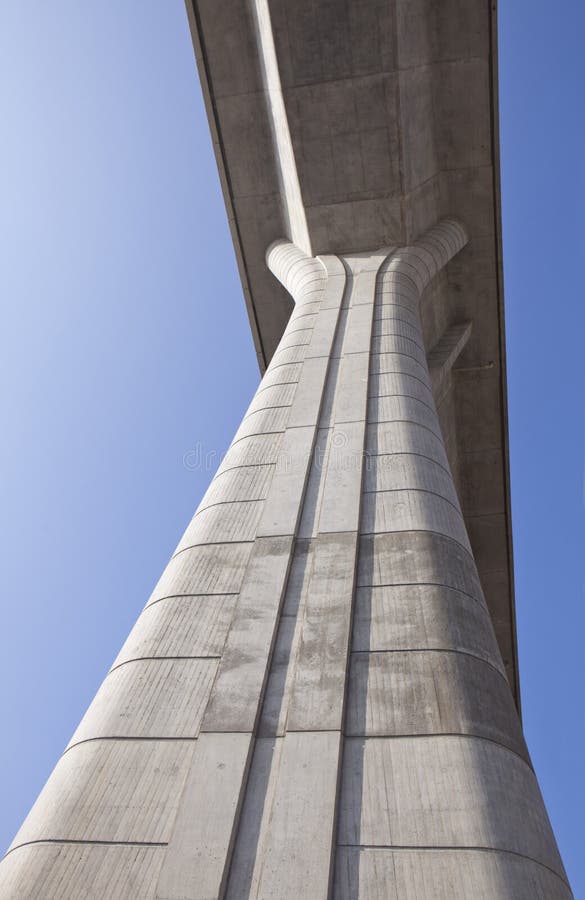 Concrete column stock photo. Image of cast, bridge, view - 18634892