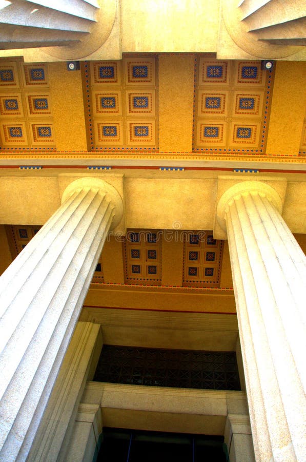 Concrete columns stock image. Image of column, design - 102602099