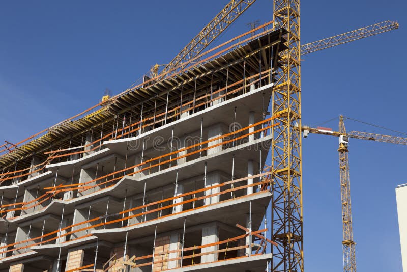 Concrete construction stock photo. Image of building - 23715844