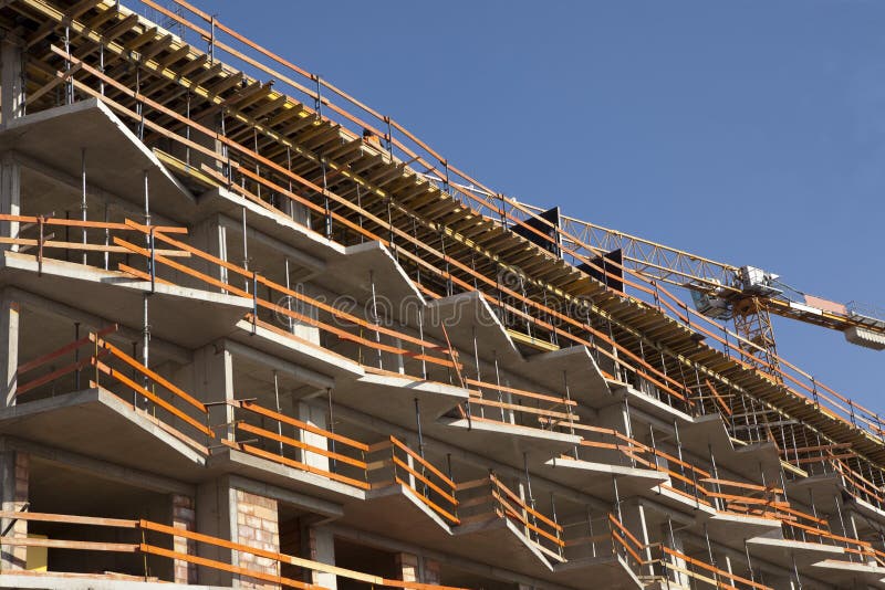 Concrete construction stock photo. Image of residential - 23787662