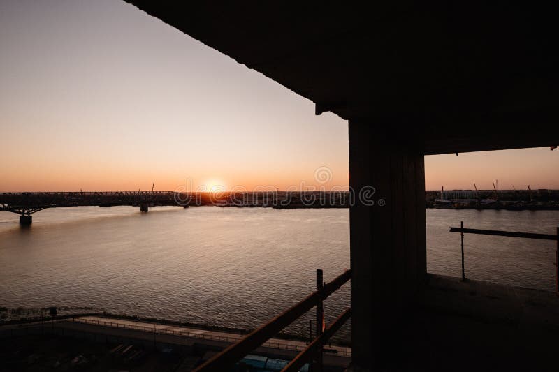 Interior Construction of Housing Project with Drywall Installed and ...
