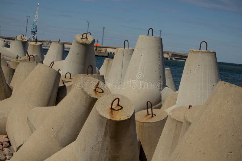 Concrete Constructions As Guard Protect Port Structure from Sea Wave ...