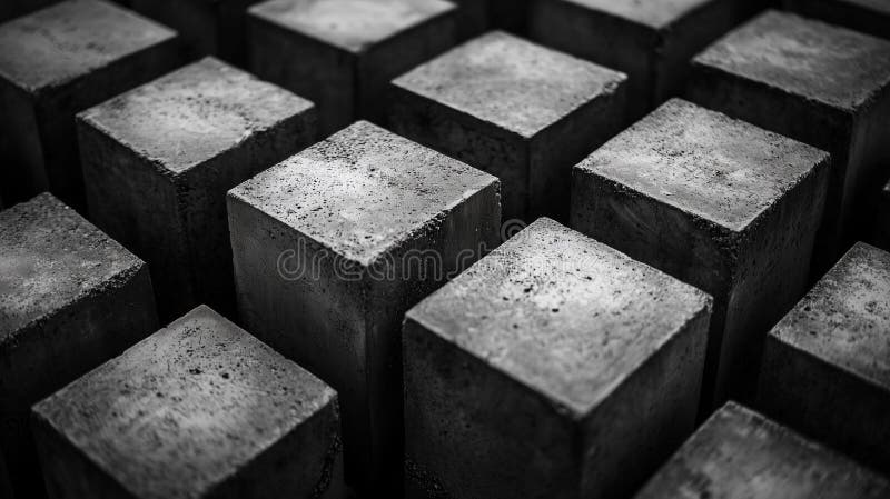 Concrete Cube Specimen for Crushing Cube Test. Stock Photo - Image of ...