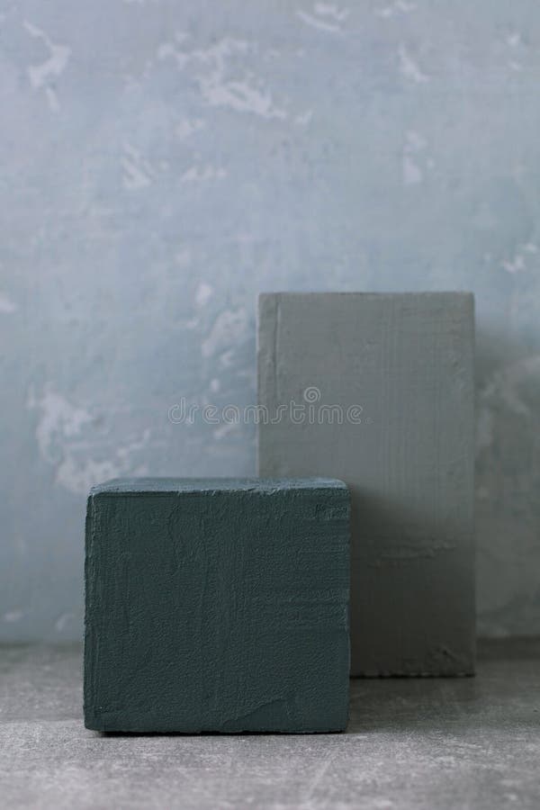 Concrete Cube or Construction Brick As Abstract Background Texture ...