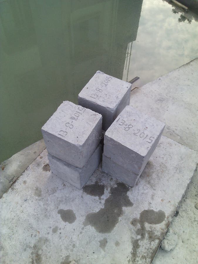 Concrete Cubes Block for Construction Stock Photo - Image of material ...