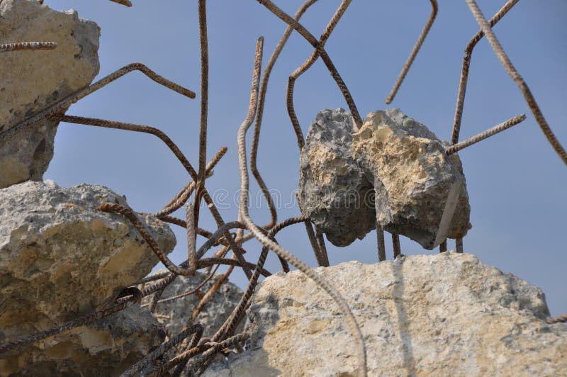 Concrete Debris stock photo. Image of debris, tilt, construction - 17198866