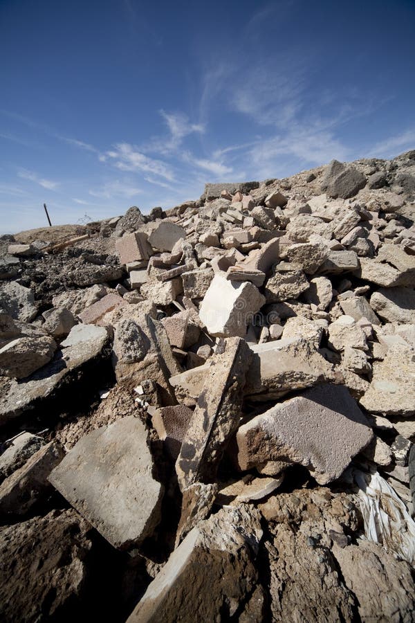Concrete Debris stock photo. Image of debris, tilt, construction - 17198866