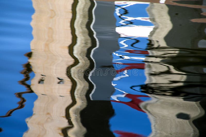 Concrete Dock Piling Water Abstract Stock Photo - Image of surface ...