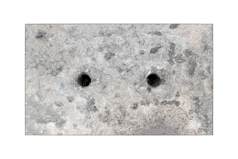 Concrete Drain Cap Isolated Stock Image - Image of manhole, rock: 69549733