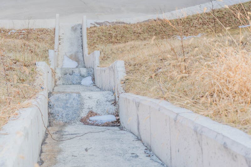 Concrete drainage culvert stock image. Image of equipment - 242839161