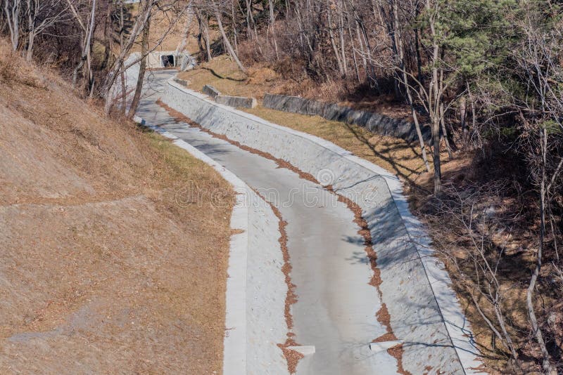 Concrete drainage culvert stock photo. Image of architecture - 242839158
