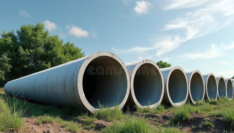 Concrete Sewer Pipes Stock Illustrations – 378 Concrete Sewer Pipes ...