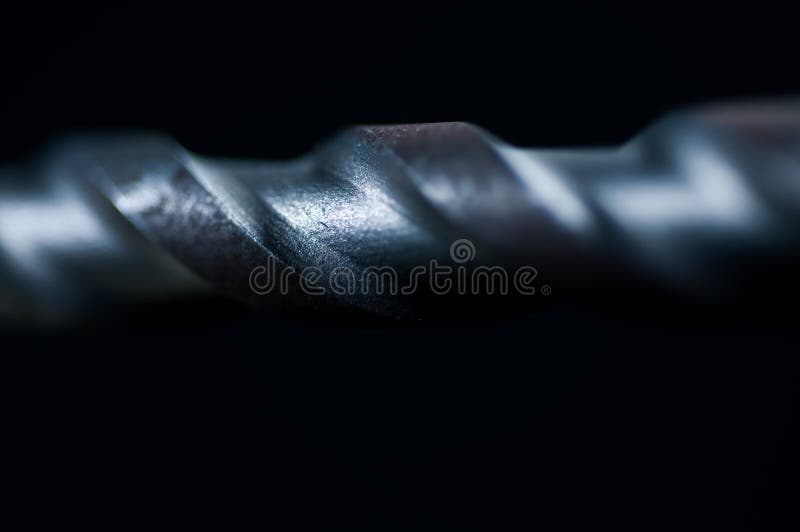 Concrete Drill Bit Close Up Macro Shot Stock Photo - Image of ...