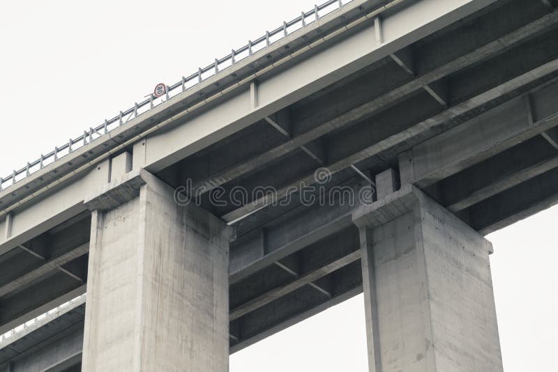 Concrete Elevated Highway Overpass Stock Photo - Image of drive ...