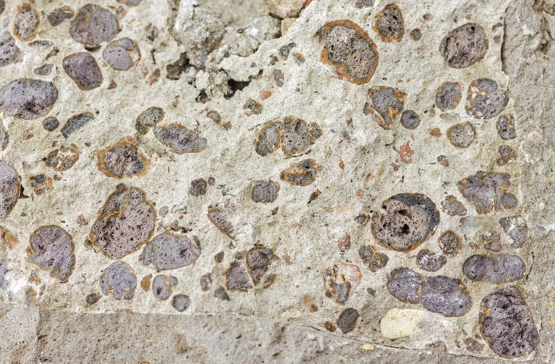 Concrete with Expanded Clay Stock Image - Image of concrete, frozen ...