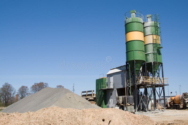 Concrete Factory 4 stock image. Image of tough, concrete - 4936943