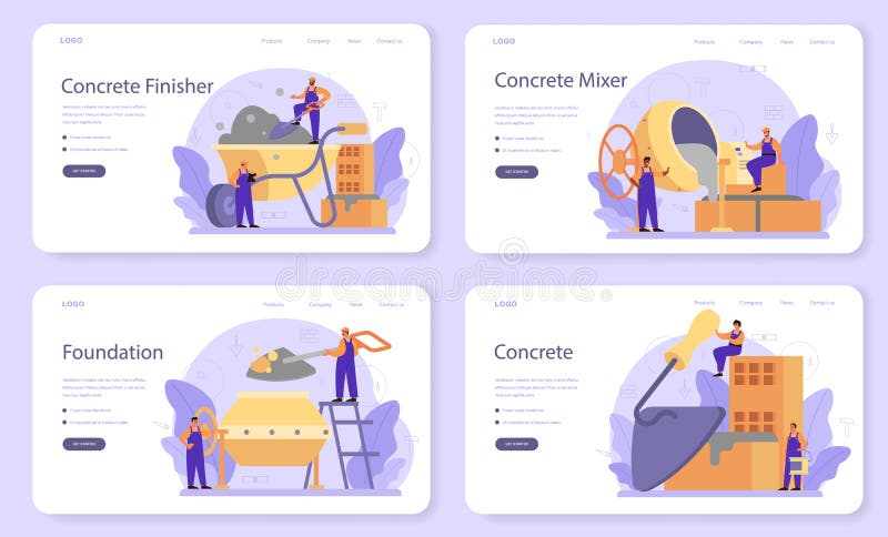 Concrete Finisher Stock Illustrations – 55 Concrete Finisher Stock ...