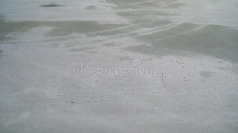 Concrete Floor Drying Around White Pillar Stock Image - Image of white ...