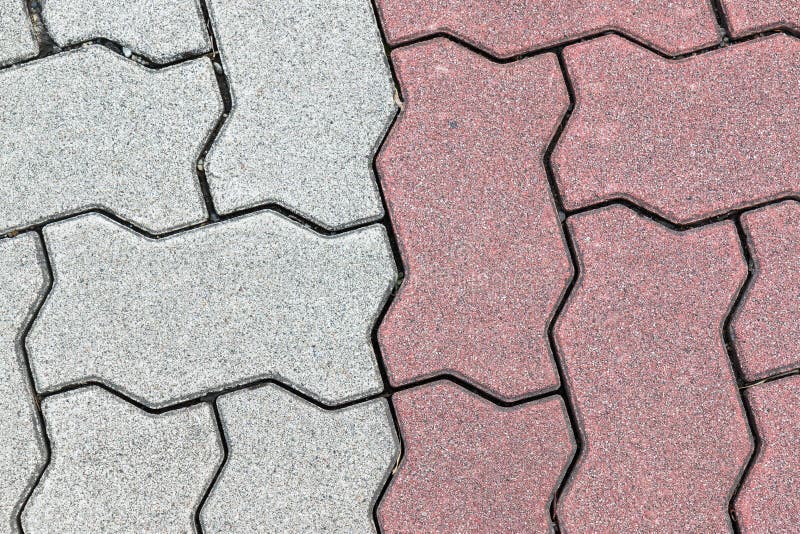 Concrete Floor Serrated Brick Pattern Texture for Background. Stock ...