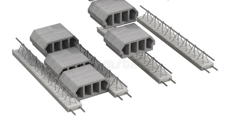 Concrete Floor Slab Block System Cross Section Stock Video - Video of ...