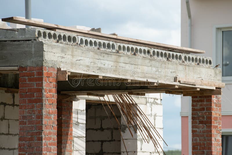 Brick Columns in Roman Ruins Stock Image - Image of archaeology ...