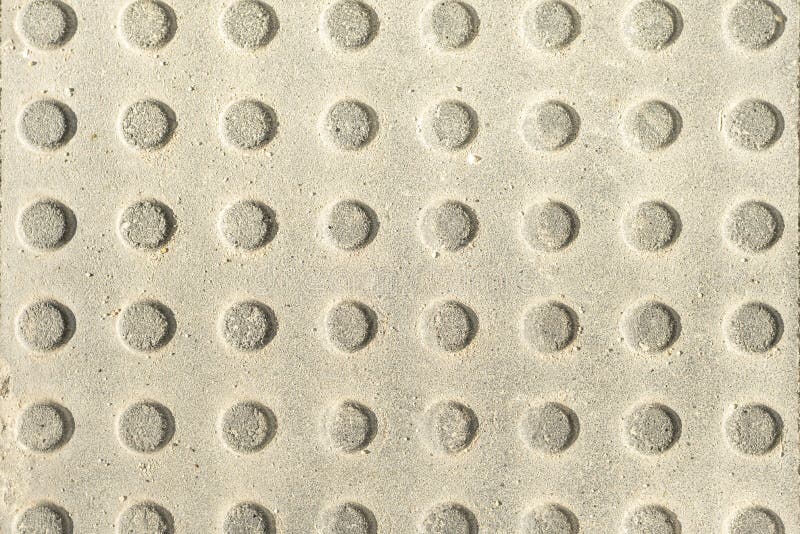 Concrete Floor Surface with Non-slip Circular Studs. Vector Cement ...