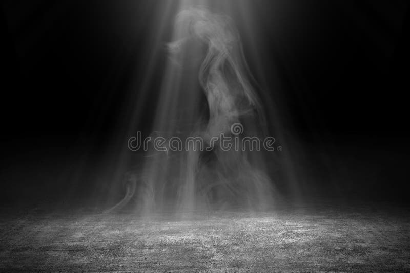 Concrete Floor with White Smoke Stock Photo - Image of soft, color ...