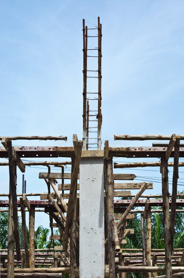 Concrete form work stock image. Image of lattice, city - 26057177