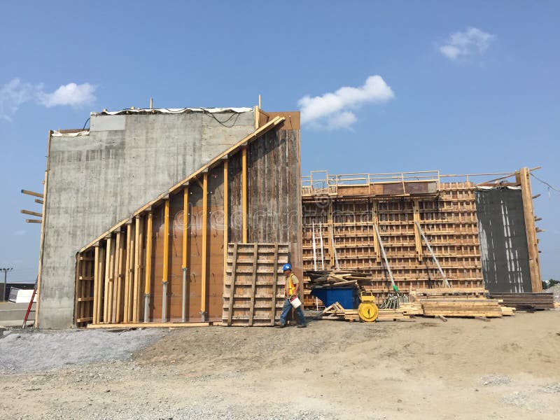 Concrete forming editorial image. Image of concrete, forming - 56681930