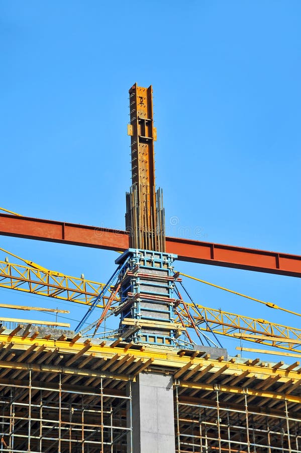 Concrete Formwork and Floor Beams Stock Photo - Image of concrete ...