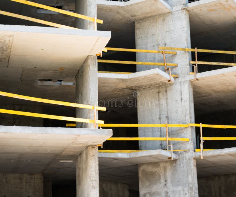 Concrete Framework of the Future Building Stock Photo - Image of ...