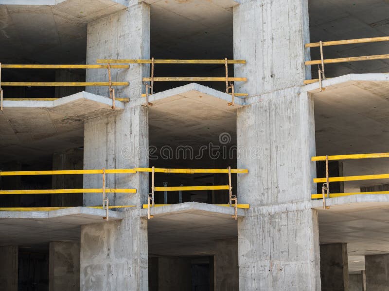 Concrete Framework of the Future Building Stock Photo - Image of ...