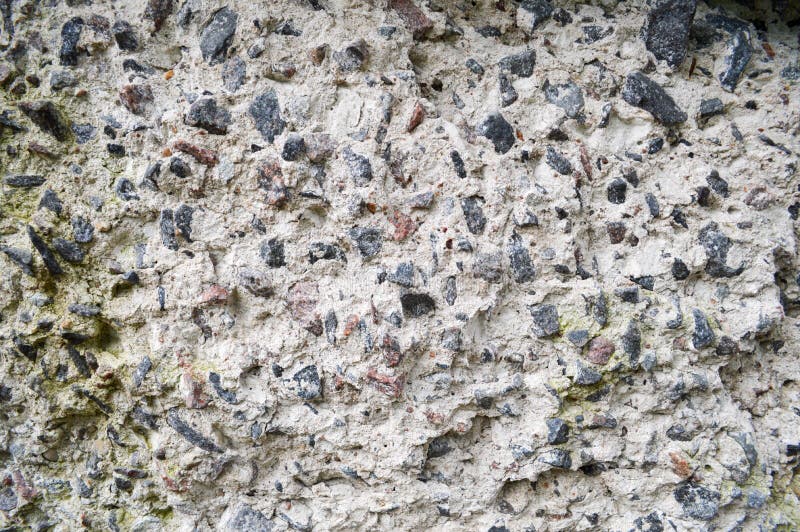 Concrete Gray Old Stone Sharp Texture with Shards of Various Stones of ...