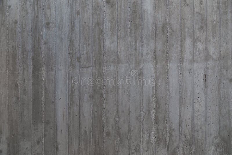 Concrete Wall with Wooden Plank Texture. Stock Photo - Image of mixed ...