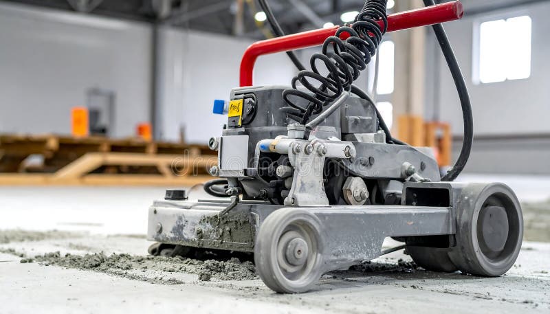 Concrete Grinding Machine at Work: Smoothing Surfaces with Precision ...