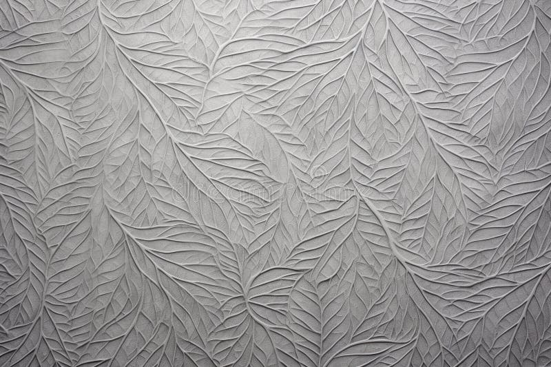 Concrete with Imprinted Leaf Pattern Stock Photo - Image of surface ...