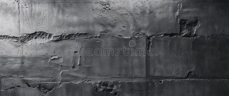Concrete Industrial Wall with Dark Metallic Tones and Textured Surface ...