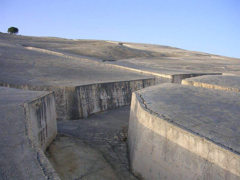 Concrete landscape stock photo. Image of stone, scenery - 3355242