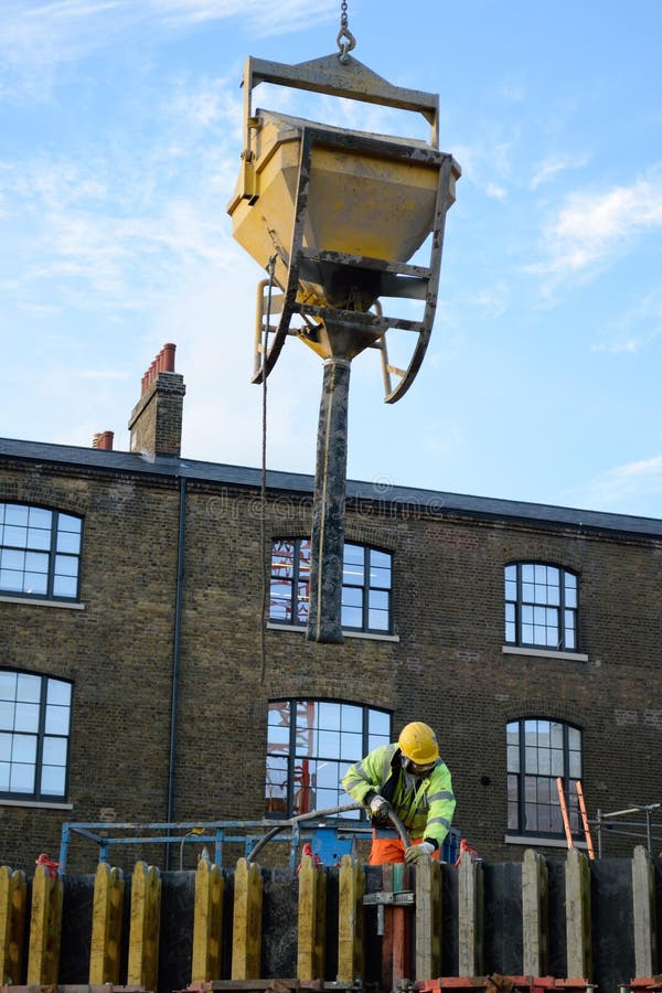 Concrete mixer stock photo. Image of industry, site, england - 49295590