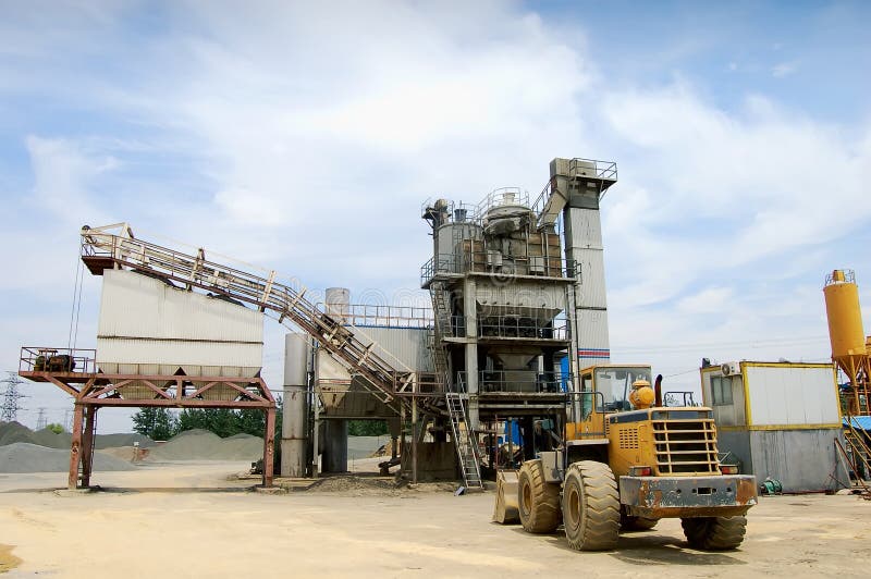 Cement Factory stock photo. Image of concrete, industrial - 888416