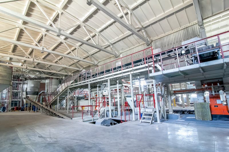 Concrete Mixing Tanks with Transporter at Factory Stock Image - Image ...