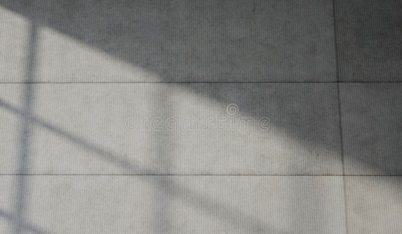 Concrete Modern Interior Space. Blank Walls and Sunlight Casting ...