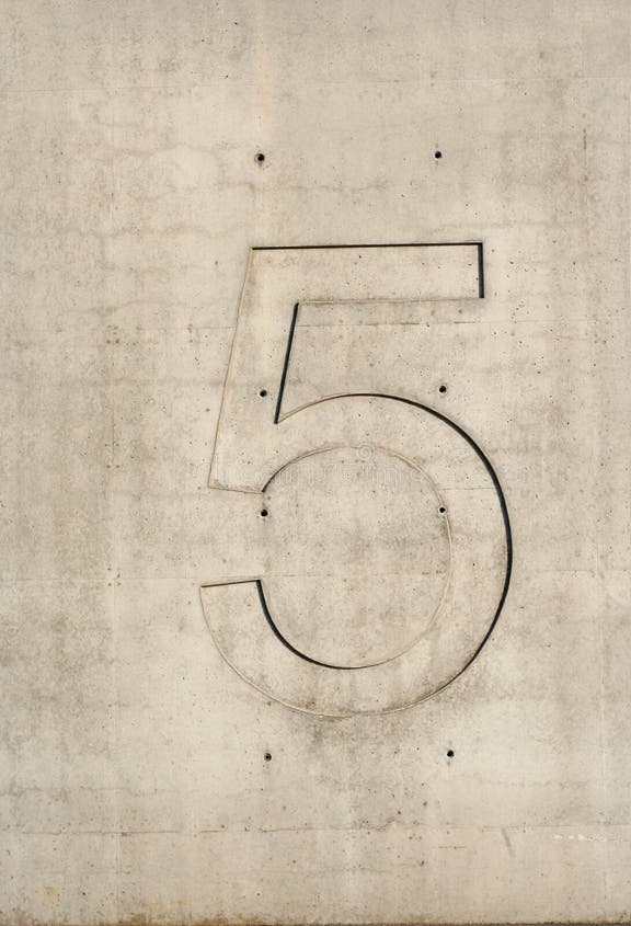 Concrete number stock image. Image of crafted, numbers - 1024047