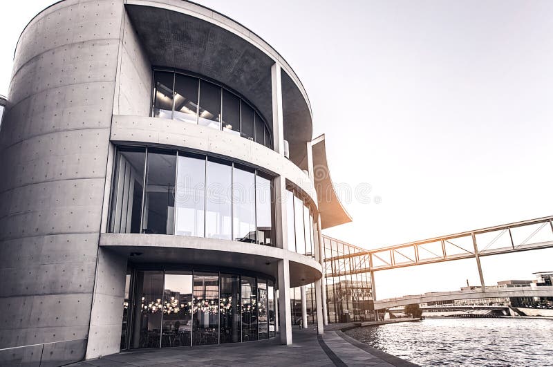 Concrete office building stock image. Image of cement - 49999495