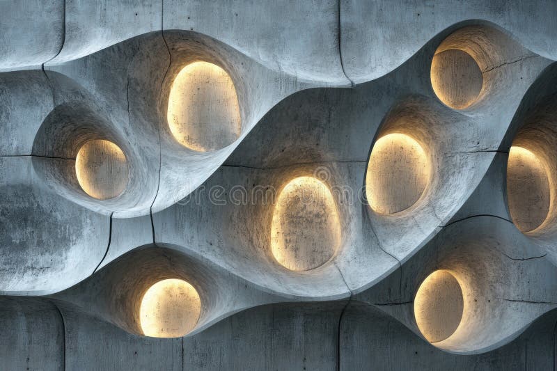 Concrete Patterns, Delicate Light Pattern Background with Intricate ...