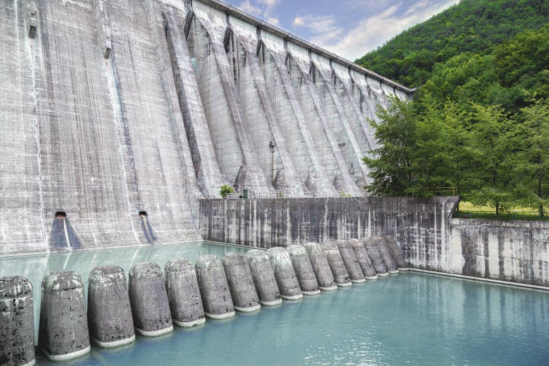 Hoover Dam Base stock photo. Image of reservoir, hydro - 12170422