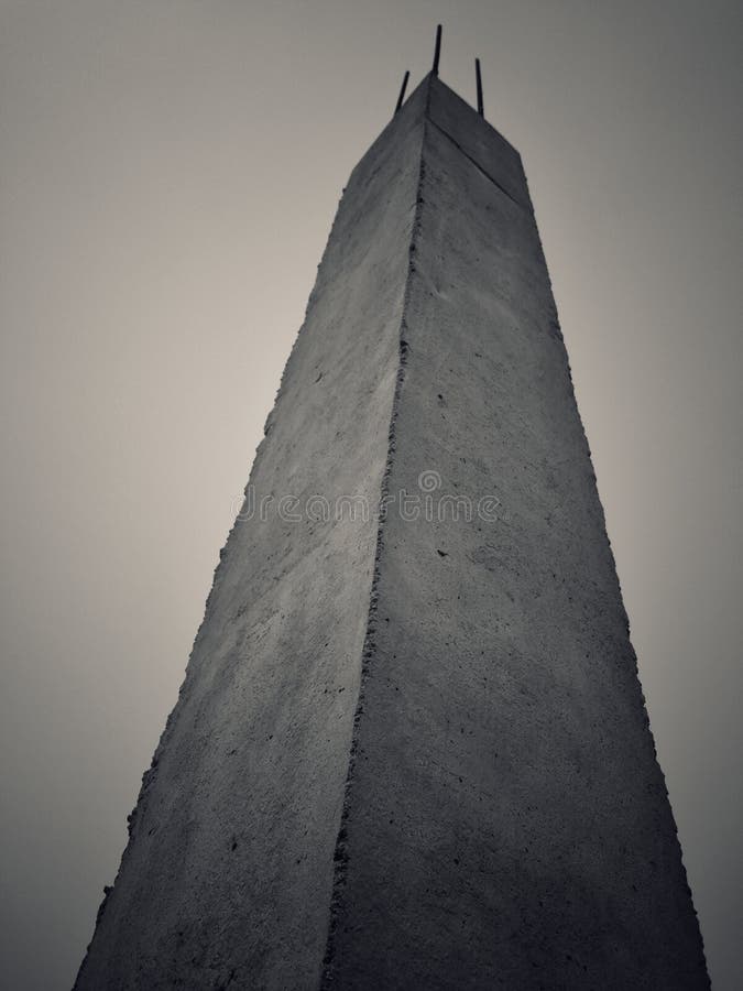 Concrete piller image stock photo. Image of background - 168307352