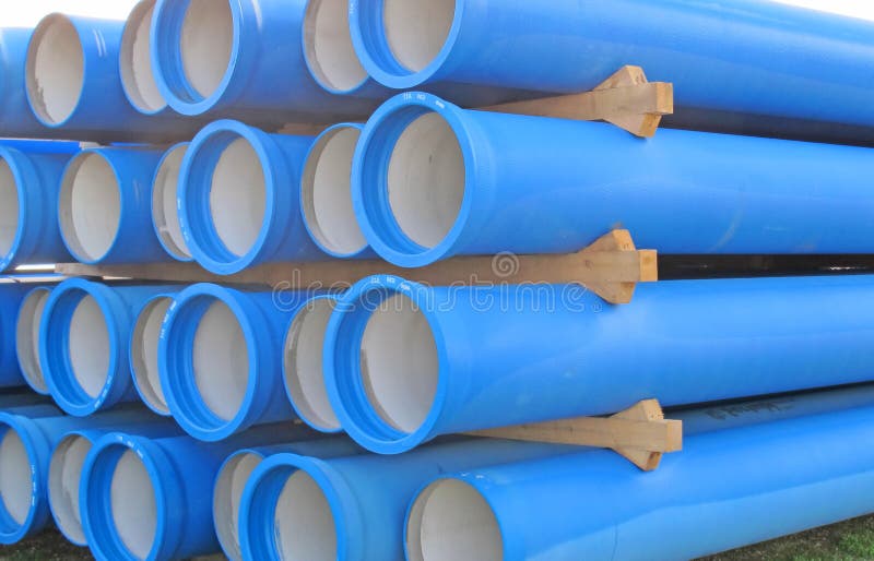 Concrete Pipes for Transporting Sewerage Stock Photo - Image of pipe ...